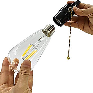 Mii-PWR Solar Pendant Lights, SWAN Solar Powered Shed Light for Garage and Storage Room, Warm White, 26ft (8m) Cable, Can Work in Daytime for Barn Gazebo Patio Porch Balcony Chicken Coop…