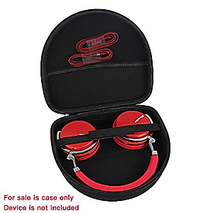 Hermitshell Hard Travel Black Case Fits Bluedio T4 / T5 (Turbine) Active Noise Cancelling Over-Ear Swiveling Wireless Bluetooth Headphones