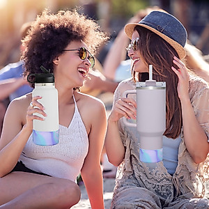 HEYSKAY Protective Flask Silicone Boot 32oz 40oz for Wide Mouth Hydro Flask Water Bottle Bottom Cover Base, and Compatible with Yeti, Simple Modern and Other Water Bottle with 3.56inch Bottom Diameter