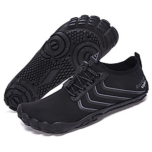 Racqua EVA Sole Ultra Light Water Shoes Men Black/Grey 13 Women/12 Men