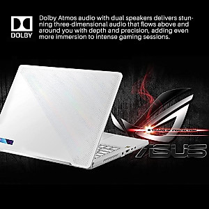 ASUS ROG Zephyrus Gaming Laptop 2023 Newest, 14" FHD 144HZ Display, AMD Ryzen 7 5800HS(Up to 4.4 GHz), NVIDIA GeForce RTX 3060 Graphics, 16GB RAM, 1TB SSD, Bluetooth, Wifi6, Windows 11 Home, White
