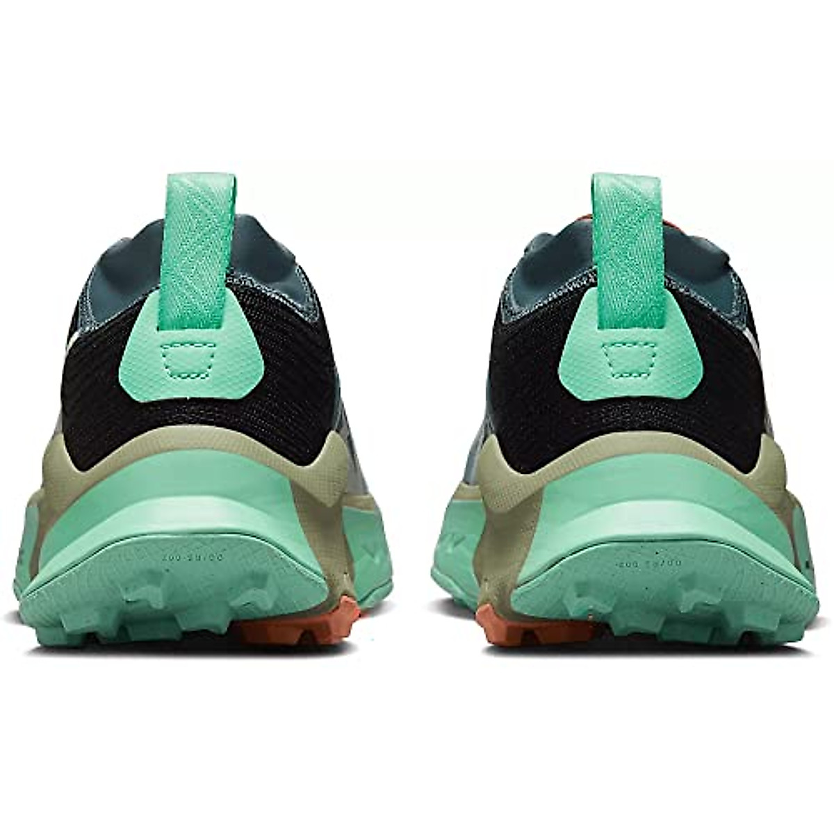 Nike Women's Zegama Trail Running Shoes (Mineral Slate/Green Glow/Black/Light Bone, us_Footwear_Size_System, Adult, Women, Numeric, Medium, Numeric_7)