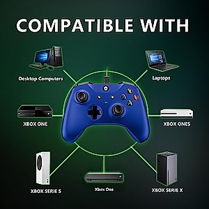 Upgraded】 YUYIU Wired Controller for Xbox Series X|S, Xbox One, Windows 10 and Above