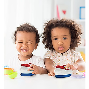 DolliBu Cruise Ship Bath Buddy Squirter - Floating Ship Rubber Bath Toy, Fun Water Squirting Bathtime Play for Toddlers, Cute Watercraft Vehicle Toy for The Bathtub, Beach, & Pool for Girls & Boys