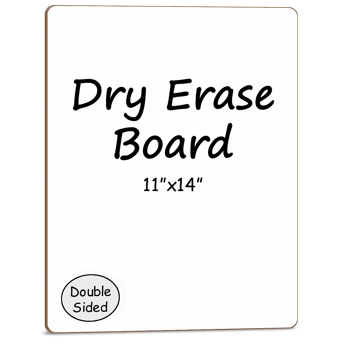 Scribbledo White Board Dry Erase Board 11"x14” Mini Double Sided Personal Whiteboard Board Dry Erase Lapboard Handheld Personal White Boards for Students Small Whiteboard Office Kitchen