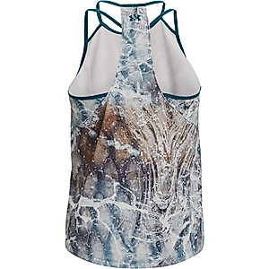 Under Armour Iso-chill Strappy Tank, Realtree Cov3 (989)/Legion Blue, Large