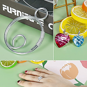 18 Gauge Aluminum Craft Wire, 165 Feet 1mm Bendable Metal Wire for Jewelry Making, Sculpting, Floral Making, Wreath Making, Crafting, Wire Wrapping, Christmas Ornaments (Silver)