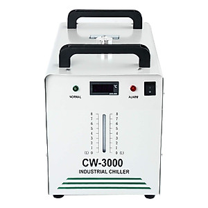 Homend 110V Industrial Water Chiller 9L Capacity CW-3000 Thermolysis Type Cooling Chiller for 60W 80W Laser Engraving Machine