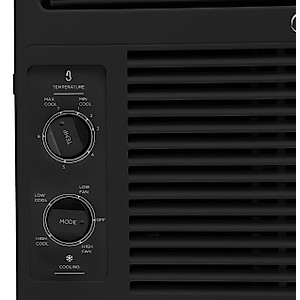 Midea 5,000 BTU 115V Mechanical Window Air Conditioner, Black (Renewed)