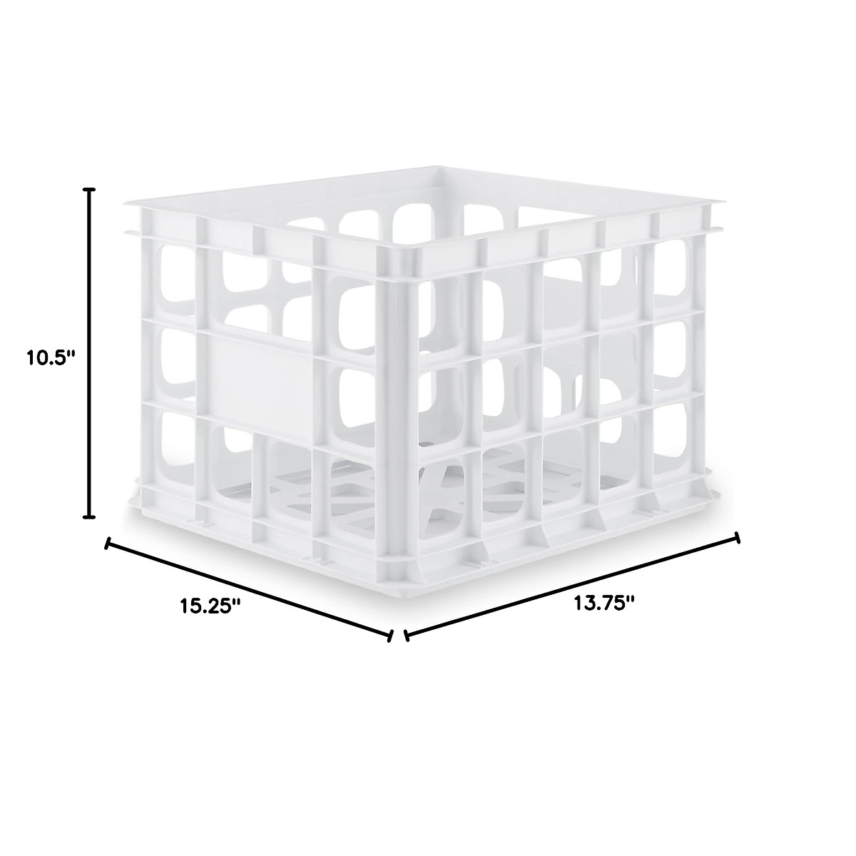 Sterilite 16928006 WHT Stor Crate, White