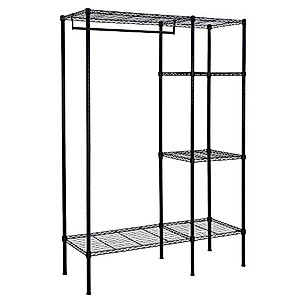 Portable Garment Rolling Rack Cover - Protect Your Clothes From Dust Keep Your Room Looking Organized 48"Wx18"Dx72"H (Cover Only)
