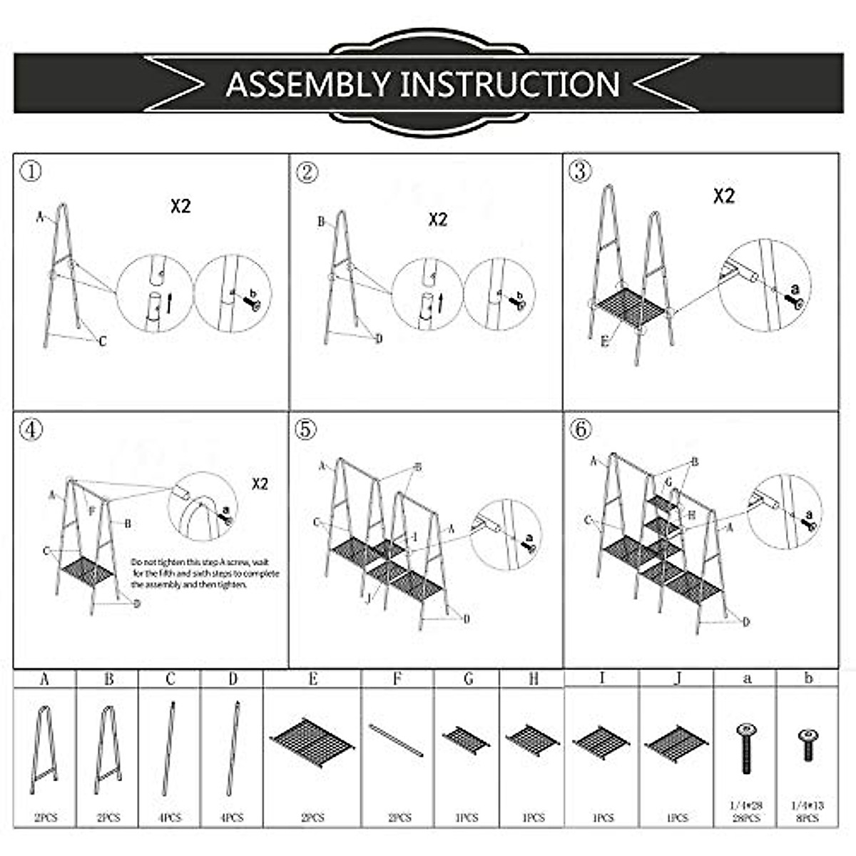Albearing Metal Garment Rack Clothes Rack with Top Rod and Lower Storage Shelf Clothes Rack (White)