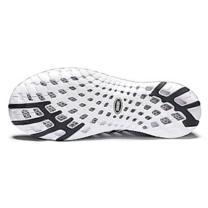 SUOKENI Women's Quick Drying Slip On Water Shoes for Beach or Water Sports LightGray.,Size:US 11/EU 42