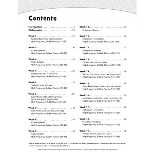 Scholastic Week By Week Phonics and Word Study for the Intermediate Grades, Grades 3-6