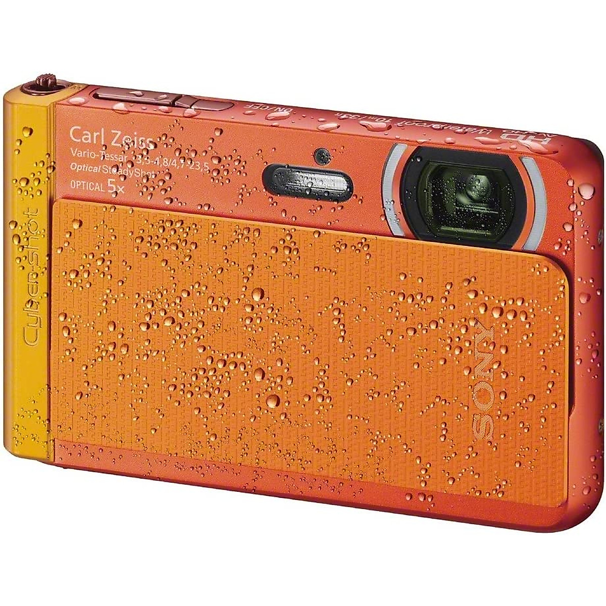 Sony DSC-TX30/D 18 MP Digital Camera with 5x Optical Image Stabilized Zoom and 3.3-Inch OLED (Orange)