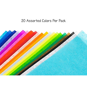 Hygloss Products Bleeding Tissue Assortment- Multi-Color Assortment 12 x 18 Inch, 50 Sheets