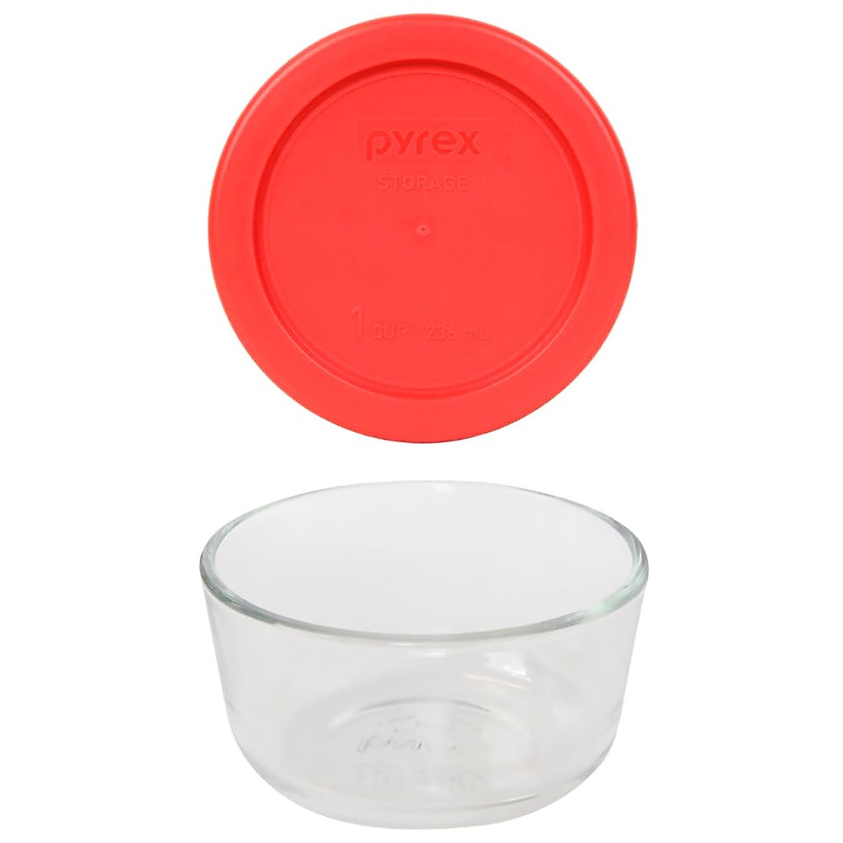 Pyrex Simply Store 8-Piece Glass Food Storage Set (4 vessels and 4 lids), standard packaging