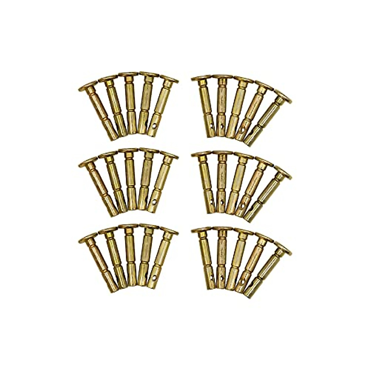HYYLU (30 Packs) 738-04124 Shear Pins & 714-04040 Cotter Pins, Fits for MTD Craftsman Cub Cadet Troy Bilt SnowBlowers 738-05273 Snow Throwers - 30 Pcs (1/4" x 1-5/8") Snowblower Shear Pins