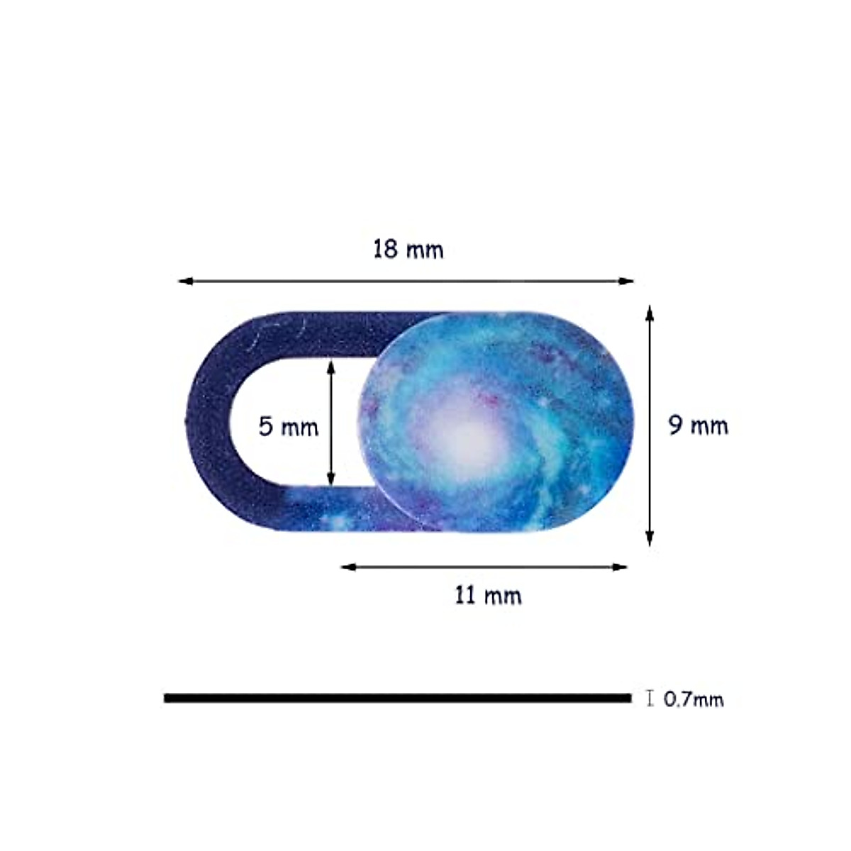 Webcam Cover (8 Packs), Ultra-Thin Camera Privacy Covers Sticker Fit for Laptop Computer PC Desktop Tablet Smart Phone Lens, AllureEyes Web Cam Slider Camera Privacy Covers Protection