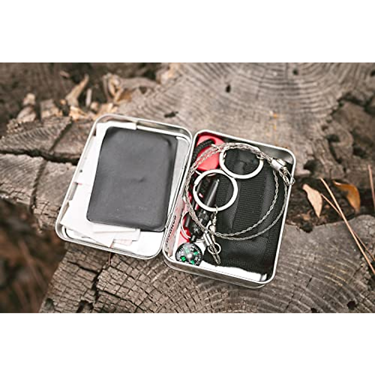 Stansport Vintage Tin Emergency First Aid Kit