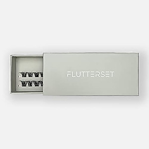 FLUTTERSET DIY EYELASH EXTENSION, 24 CLUSTER LASHES, EYELASH EXTENSION KIT, EYELASH EXTENSION GLUE FOR AT HOME LASH EXTENSION (DAY KIT- Mixed- 12mm, 14mm)