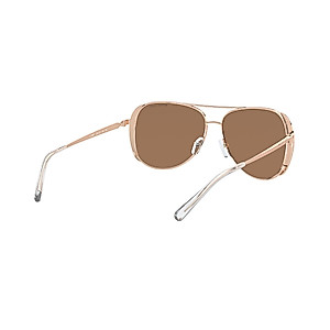 Michael Kors MK1082 Chelsea Glam Rose Gold Frame/Rose Gold Flash Lens One Size