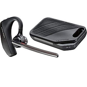 Plantronics Voyager 5200 Bluetooth Headset Earpiece with Charging Case Kit (Renewed)