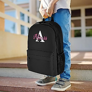 Custom Backpack Personalized Backpack With Add Your Name/Text,Casual Shoulder Bag Customize Travel Laptop Backpack for Women