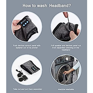 Sleep Headband, Enjoying Wireless Sleep Earbuds Noise Cancelling Headband Bluetooth Headphones with Thin Speakers, Sleep Headphones for Sleep,Workout,Yoga,Travel,Insomnia,Leisure