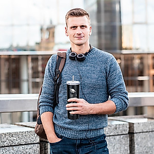 Patelai Graduation Gifts for Mastering Degree, Mastered It 2024 Masters Graduation Coffee Mug for High School College Graduate, 20 oz Water Tumbler with Gift Box Straw and Brush (Black,1 Pc)