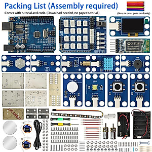 STRAYSNAIL Smart Home Starter Kit for Arduino Project, DIY Home Automation Kit for Beginner Teens Adults, Programmable Electronic Kits for Learning and Teaching