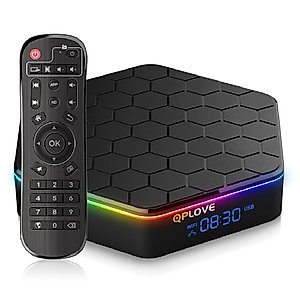 Android TV Box 12.0 4GB RAM 64GB ROM H618 Quad-Core Cortex-A53 CPU Mali-G31 MP2 Android Box 3D 6K TV Box Support WiFi6 2.4Ghz/5.0Ghz Dual Band WiFi BT5.0 Set-top Box