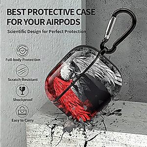 for AirPods 3rd Generation Case with Keychain Whole Body Anime Printing Shockproof Protective Case Cover for Wireless Charging Compatible with AirPods 3