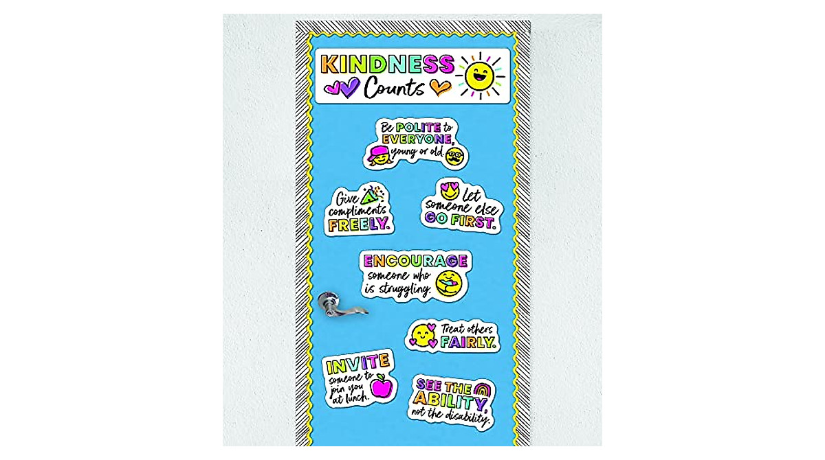 Carson Dellosa Kind Vibes Bulletin Board Set for Classrooms