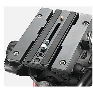 Set of 2 Replacement Quick Release Plate for The Manfrotto MVH502AH, 504HD, MVK502AM, MVH502A,546BK-1, 504HD,546BK, 504HD,535K, 504HD,536K, 504HD,546GBK …