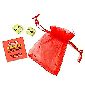 Glow in The Dark Love Dice- for Couple, Anniversary, Valentines Day, Gift for Him,Her,Husband,Wife