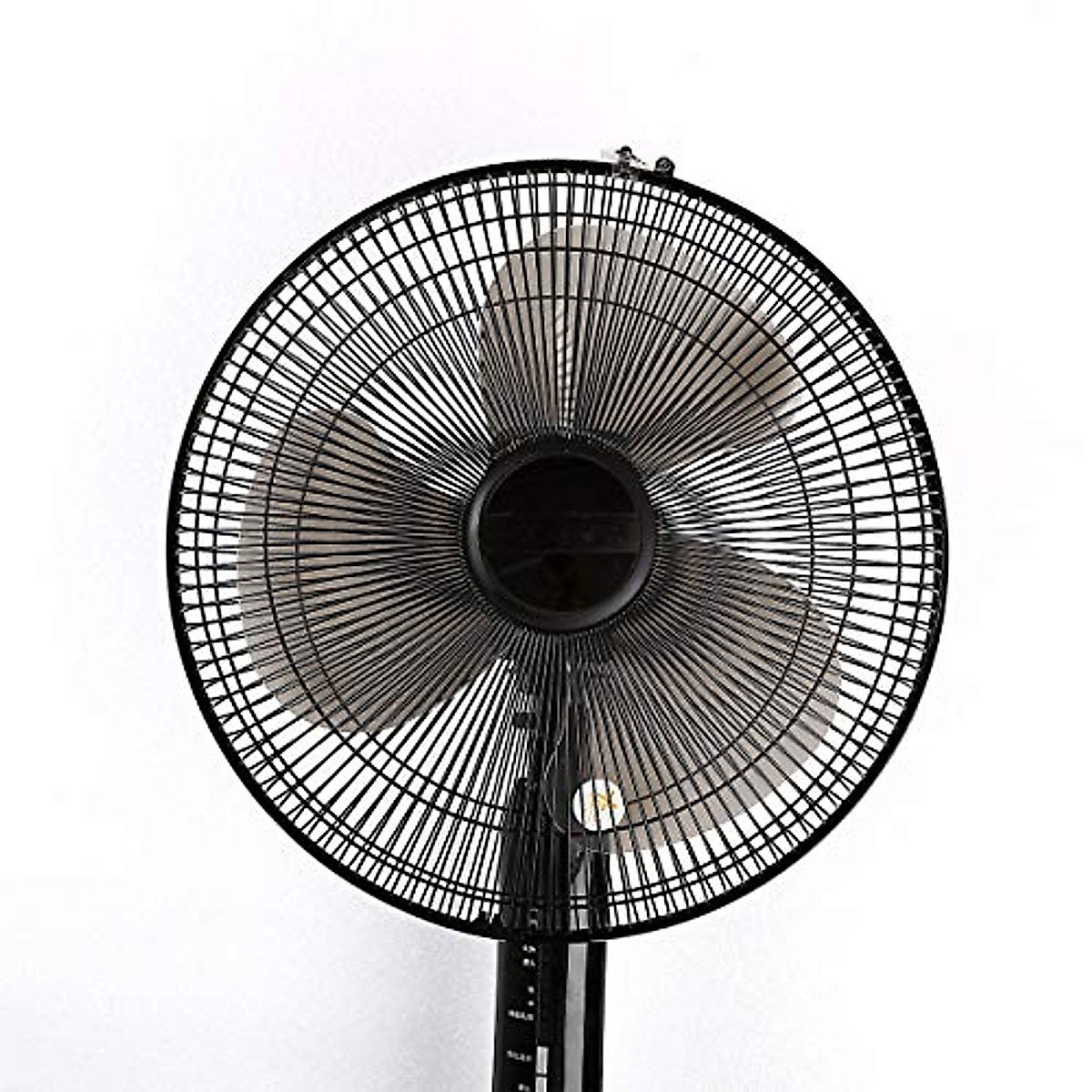 TiaoBug 16 Inch Black Plastic Fan Blade 3 Leaves with Nut Cover for Household Standing Pedestal Fan Table Fanner General Accessories Black One Size