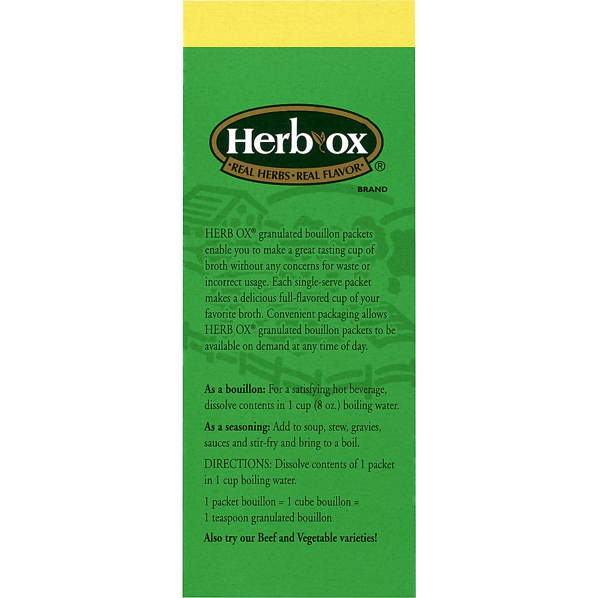 Herb-Ox Sodium Free Bouillon Bundle,`Beef and Chicken, 100 Total Packets