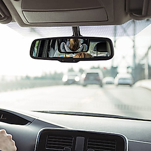 Aoutrow 360 Degree Baby Car Mirror, Rearview Baby Mirror, Safety Toddlers Rear Facing Car Seat Mirror, Crystal Clear View,Safety, Shatterproof, Adjustable