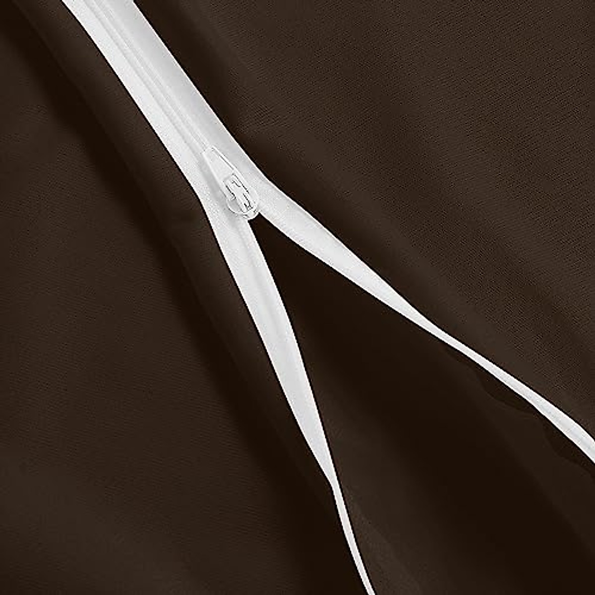 Utopia Bedding Waterproof Pillow Protectors Zippered (2 Pack, Brown) Queen Size, Zippered Pillowcases, Bed Bug Proof Pillow Encasement Covers 20 x 28 Inches