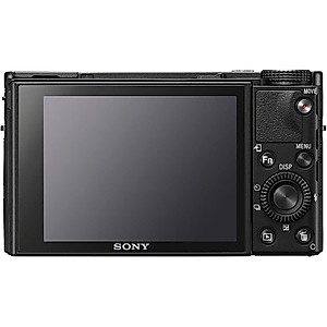 Sony Cyber-Shot DSC-RX100 VII Digital Camera (DSC-RX100M7) + 64GB Memory Card + Case + 2 x NP-BX1 Battery + Card Reader + LED Light + Corel Photo Software + Charger + Flex Tripod + More (Renewed)