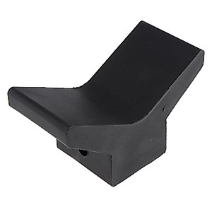 Kesoto 6 Inch Mounting Width Boat Trailer Non Marking Black Molded Rubber V Bow Stop