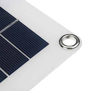 HUIOP Solar Panel Kit,Portable 300W Solar Flexible Panel Kit 12/24V Switch USB Charging Interface Solar Board with Controller Waterproof Solar Cells for Phone RV Car