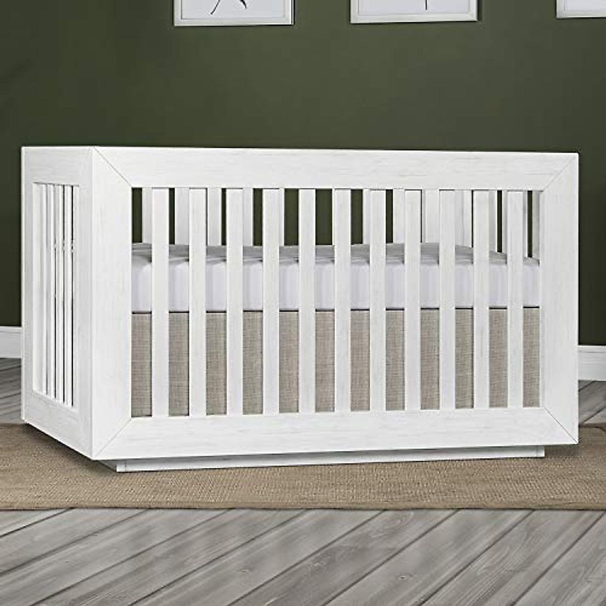Dream On Me Evolur Maddox Modern Crib, Weathered White
