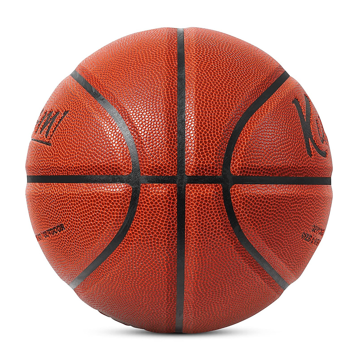 Kuangmi Authentic Series Basketball,Made for Indoor & Outdoor Game Ball,Composite Leather,Men's Official Size 7 29.5", Brown