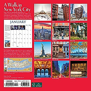 A Walk in New York City 2021 Wall Calendar