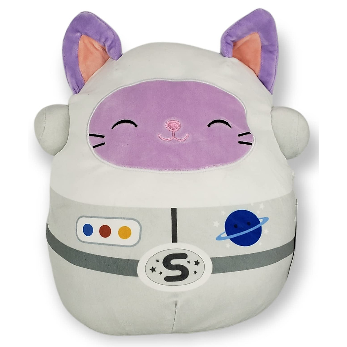 SQUISHMALLOW KellyToys - 12 Inch (30cm) - Brielle The Astronaut Cat - Super Soft Plush Toy Animal Pillow Pal Buddy Stuffed Animal Birthday Gift
