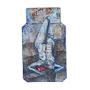 Reclining Milwaukee's Best beer box nude