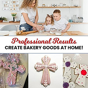 Foose Brand Fancy Cross Cookie Cutter 5 in, Tin Plate Steel, USA Made