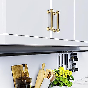 Chibery 20 Pack Pale Gold Cabinet Hardware Pulls, 4 inches (102 mm) Hole Centers, Alloy Zinc, Easy to Clean, Cabinet Handle for Kitchen Cabinets Cupboard Drawers Closet Dressers Bathroom